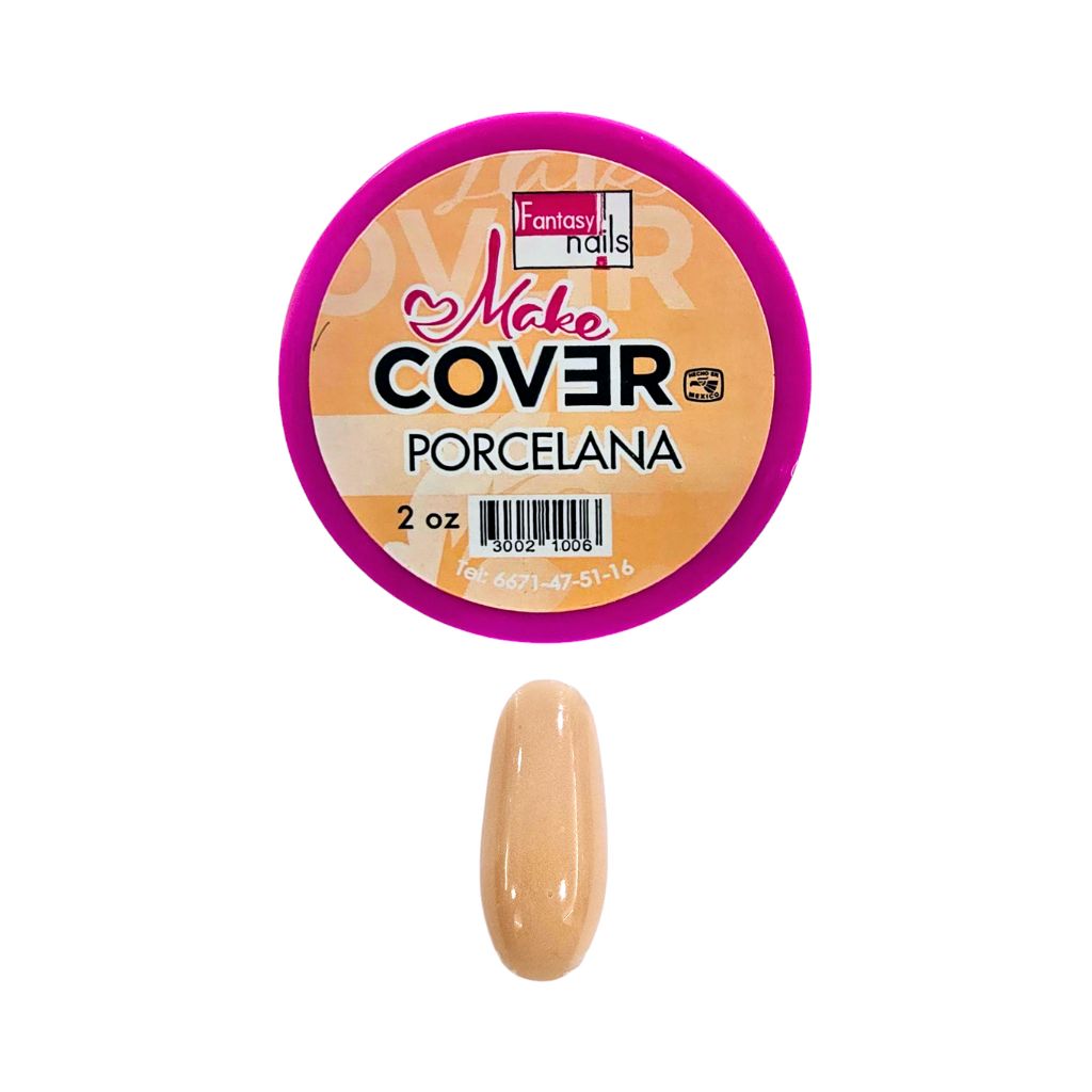 Acrílico Make Cover Porcelana 2 oz Fantasy Nails – Alejandra Nail Shop