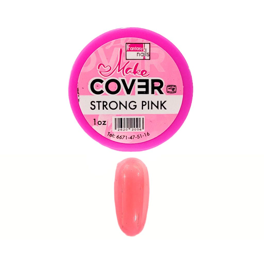 Acrílico Make Cover Strong Pink 1 oz Fantasy Nails – Alejandra Nail Shop