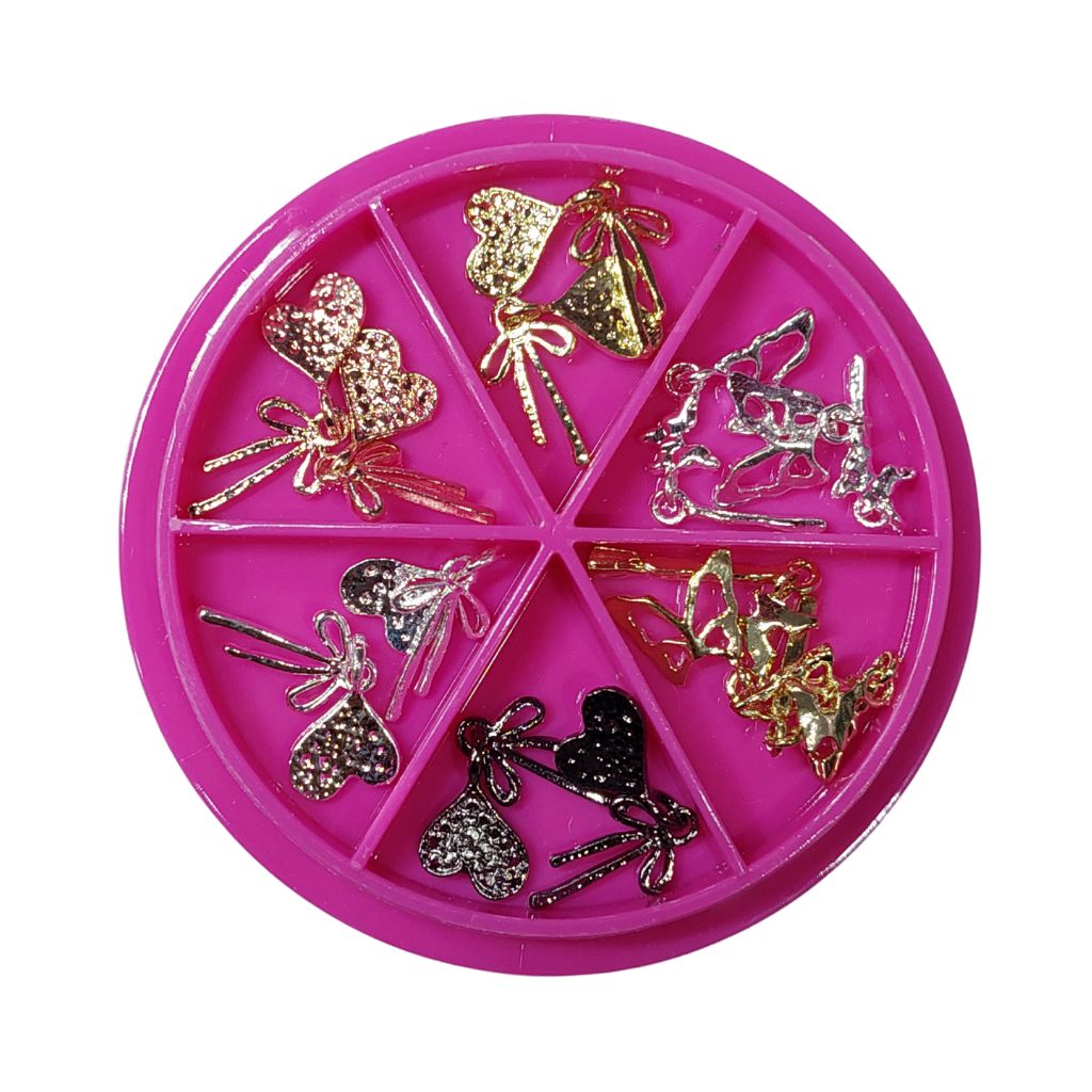 Carrusel Corazon Colgante Fantasy Nails – Alejandra Nail Shop