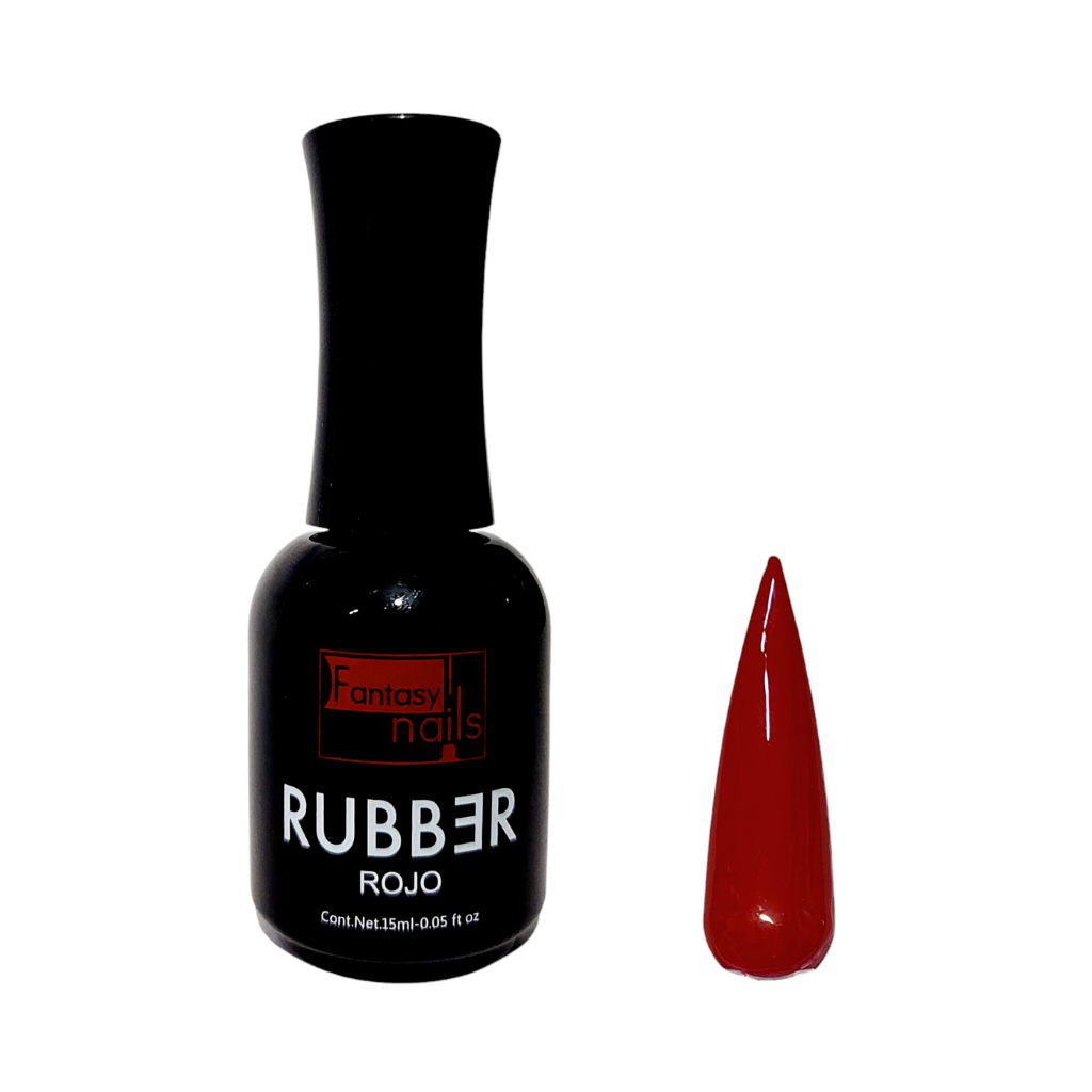 Gel Rubber Rojo 15 ml Fantasy Nails – Alejandra Nail Shop