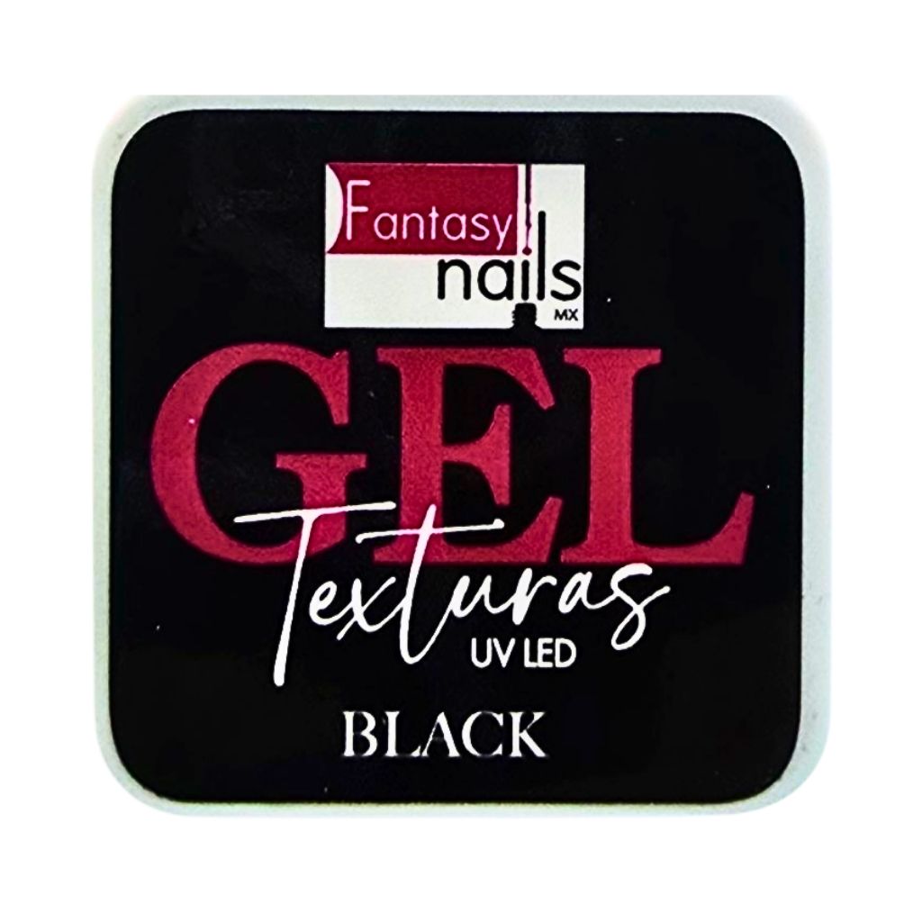 Gel Texturas Negro Fantasy Nails – Alejandra Nail Shop