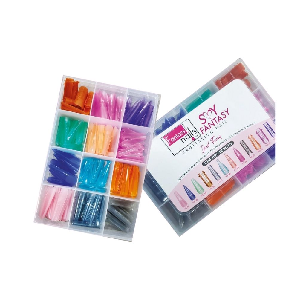 Tips Dual Form 12 Modelos 288 pzas Fantasy Nails – Alejandra Nail Shop
