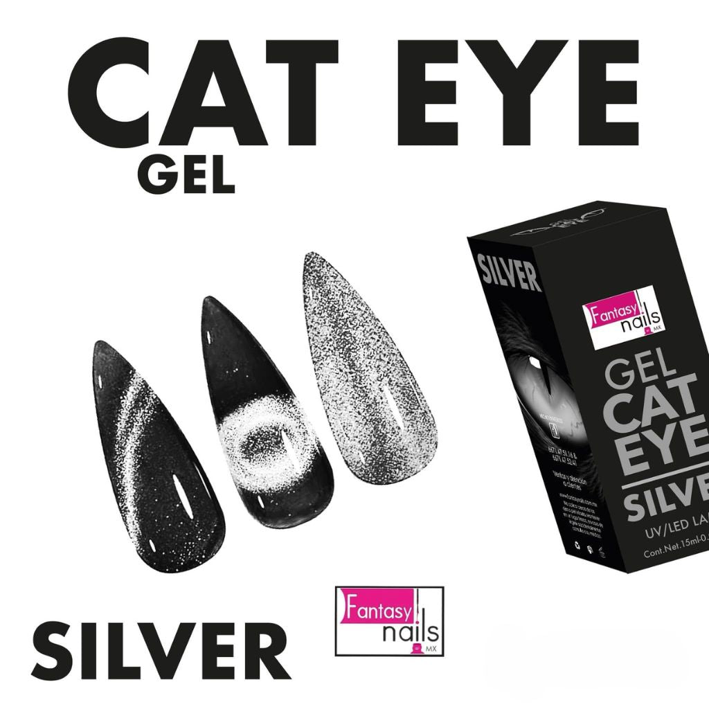 Gel Cat Eye Silver 15 ml Fantasy Nails – Alejandra Nail Shop