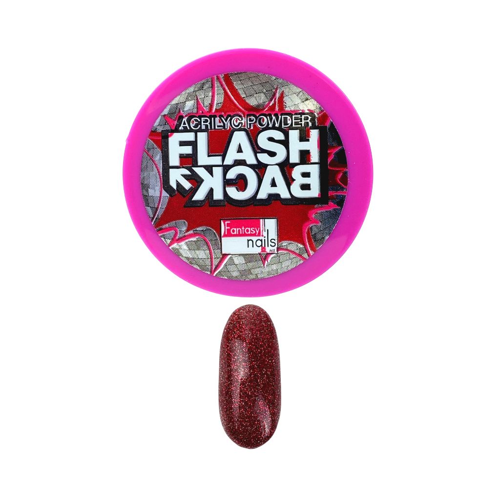 Acrílico Flash Back Rojo 1 oz Fantasy Nails – Alejandra Nail Shop