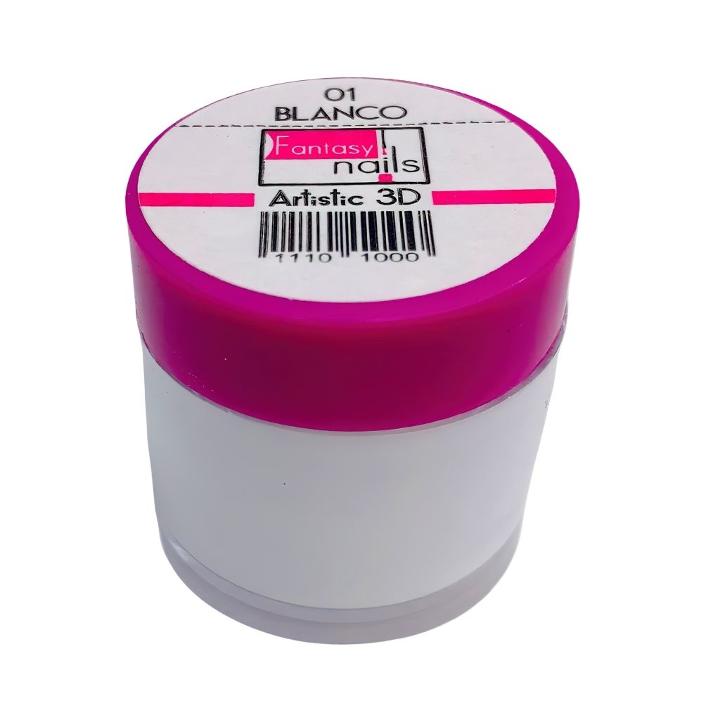 Acrílico Acricolor Blanco #1 Fantasy Nails – Alejandra Nail Shop