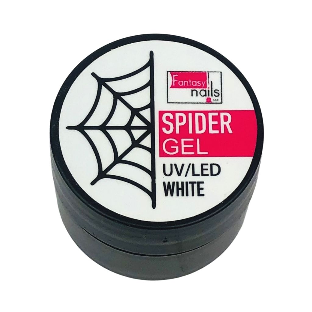 Gel Spider Blanco Fantasy Nails – Alejandra Nail Shop