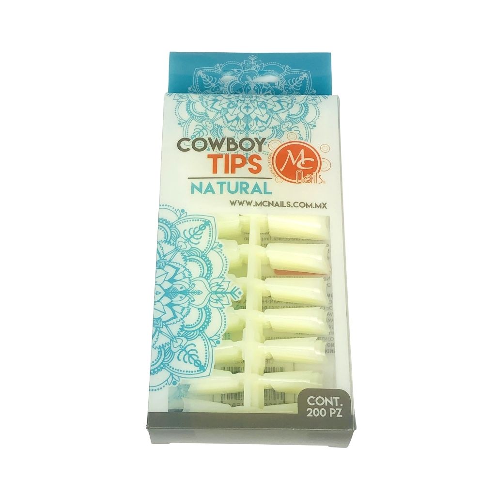 Tip Cowboy Natural 200 pzas MC Nails – Alejandra Nail Shop